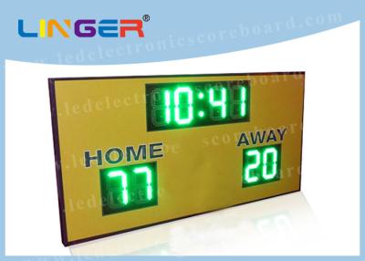 China LED Electronic Scoreboard for University Sports - 300mm Green Display, 900mm x 1500mm Dimensions for sale