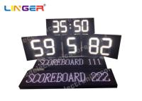 China White Color Polo Sport LED Electronic Scoreboard 24 Inch Digit Height 700cd Brightness for sale