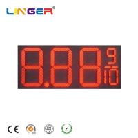 China 16 Inch LED Digital Natural Gas Price Sign Pylon Billboard Outdoor 110-240V IP65 for sale