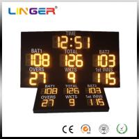 China High Resolution Electronic Cricket Scoreboard with 8-16 Inch LED Digits, 7500cd/m² Brightness & 2-Year Warranty for sale