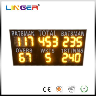 China Commercial LED Cricket Scoreboard Electronic Sports Scoreboard IP54 IP65 Waterproof 8inch 12inch 16inch for sale