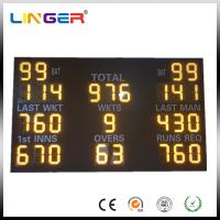 China Large Outdoor LED Cricket Scoreboard 300mm Digit Height with CE/ROHS Certification - 100m View Distance & 100,000 Hour Lifespan for sale