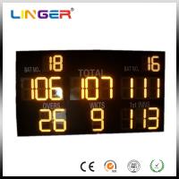 China Yellow Electronic Cricket Scoreboard with 12