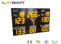 China High Brightness Waterproof Cricket Digital Scoreboard with 4000Hz Refresh Rate and 30% Energy Saving for sale