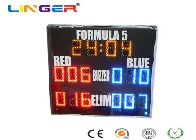 China Outdoor Paintball LED Scoreboard 6 Inch 150mm Digits Red Yellow Blue Colors for Sports for sale