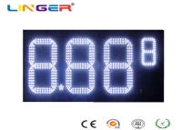 China Outdoor Roadside Gas Station LED Price Sign 16 inch 400mm Digit Cold White CE RoHS Approved for sale
