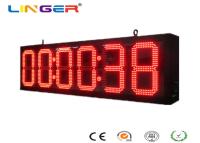 China IP65 Waterproof LED Digital Clock with 12-inch Digits and 1000m Wireless Range for Bus and Train Stations for sale
