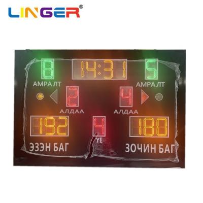 China Multi-Sport LED Scoreboard 4-30 Inch Digit Sizes DC5V/12V for Basketball Soccer for sale