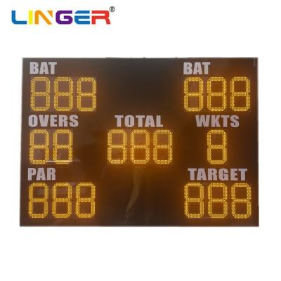 China Weatherproof Digital Cricket Scoreboard IP67 4-30 Inch LED for UK Clubs Schools for sale