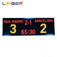 China Outdoor Football Electronic Scoreboard with Editable Team Names 10 to 30 Inch Digits for sale