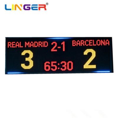 China Outdoor Football Electronic Scoreboard with Editable Team Names 10 to 30 Inch Digits for sale