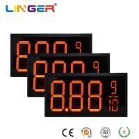 China LED Gas Price Sign 8 Inch Digit Easy Installation Digital Display for Gas Station AC110V 220V for sale