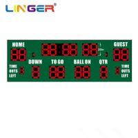 China Custom 15ft x 6ft Football Scoreboard 20in Digit High Brightness LED for Stadium for sale