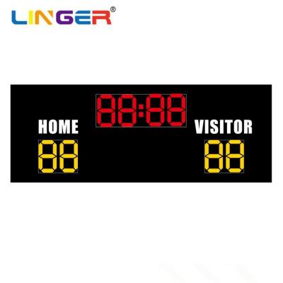 China 4m x 2m Economy Football Scoreboard 20 inch Digit LED Display for sale