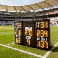 China 16 inch 20 inch Yellow Split Type Cricket Scoreboard 2026 New Three Piece Design for sale