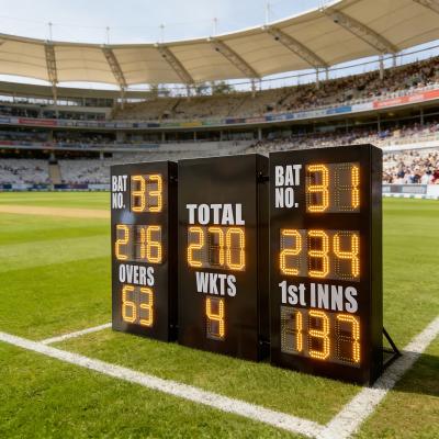 China 16 inch 20 inch Yellow Split Type Cricket Scoreboard 2026 New Three Piece Design for sale