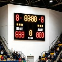 China LED Basketball Scoreboard with Ultra-Sensitive Wireless Controller 254mm Digit Height and IP67 Waterproof for sale