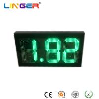 China Green LED Gas Price Sign 8.88 10 Inch Digits USA Market Outdoor Digital Display for sale