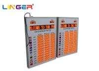 China 36 Pcs LED Currency Exchange Panel - 100cm x 150cm Red Display with 100,000 Hour Lifespan for Banks & Airports for sale