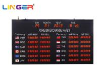 China Nixie Tube LED Exchange Rate Display Panel 70x140cm with 1