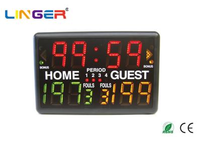 China LED Portable Digital Scoreboard with 4-Inch Display, 12 Digits & Multi-Sport Function for Indoor Sports for sale