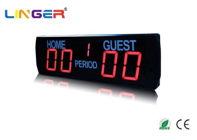 China Portable IR Remote Control LED Scoreboard for Badminton - 19cm×61.8cm×9cm, 5-Digit Display, 100,000 Hours Lifespan for sale