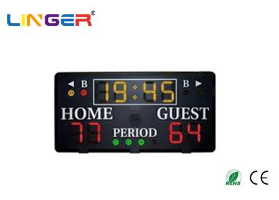 China 45cm x 75cm Portable Electronic Scoreboard with 4-inch LED Digits and IR Remote Control for Indoor Sports for sale