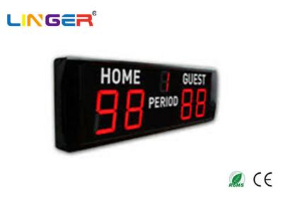 China Linger LGPS-5D100RGY 4-Inch Indoor Electronic Scoreboard with Aluminum Frame - 19cm x 61cm Portable Display for sale