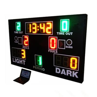 China 8-inch 200mm Multi-Sport Digital Basketball Scoreboard with LED Display, 110-240V Power, 100000 Hours Lifetime for sale