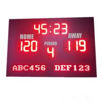 China 8-Inch 7-Segment Digital Basketball Scoreboard with 200mm Red LED Display and Wireless Control for University Games for sale