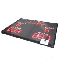 China Hard - Wire / Wireless Type LED Basketball Scoreboard 2 Years Warranty for sale