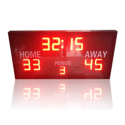 China Ultra Thin LED Electronic Basketball Scoreboard 8 Inch Digit Remote Control 110-240V for sale