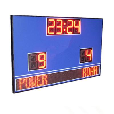 China Wireless Control Electronic Football Scoreboard with LED Team Name - 12