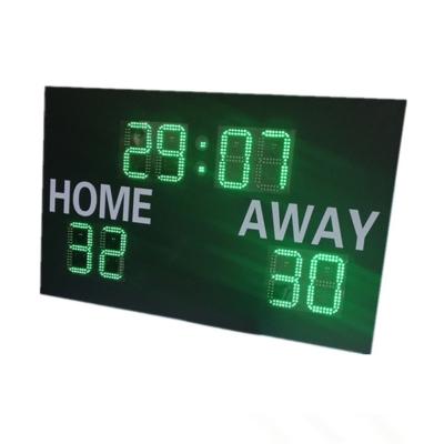 China Green LED Football Scoreboard 8 Inch Digits 800x1000mm Wireless Controller for Stadium for sale