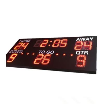 China Professional LED Football Scoreboard Remote Control 1m ~ 400m View Distance for sale