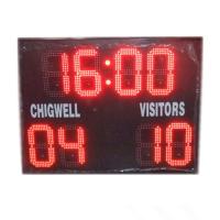 China 8 Inch Digital Football Scoreboard with 300mm Red LED Digits and Wireless Control for Middle School Sports for sale
