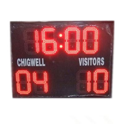 China 8 Inch Digital Football Scoreboard with 300mm Red LED Digits and Wireless Control for Middle School Sports for sale