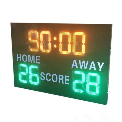 China Blue Color Wireless Football Scoreboard 12 Inch LED Digital Portable Sports Scoreboard 1200x1800mm for sale