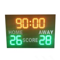 China Front Maintenance LED Football Scoreboard 1200x2400mm with 300mm Digits and 110V-220V Power Input for sale