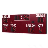 China American Type Electronic Digital LED Football Scoreboard 12 Inch Red Display 110V 240V for sale