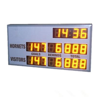 China Portable AFL Electronic Scoreboard 60cm x 120cm with 6-Inch 150mm Digits and IP65 Waterproof Rating for sale