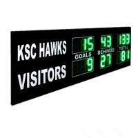 China 1.5m x 3m LED Electronic Scoreboard with 300mm Green Digits - Dual Mode for Cricket & Football Sports for sale