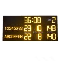 China AFL Electronic Scoreboard 1280x2900mm with IP65 Waterproof Aluminum Frame and 300mm LED Digits for sale