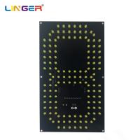 China 10 Inch 7 Segment LED Digit for Gas Price Signs - 254mm Height, 7W Power, 100000 Hour Lifespan for sale