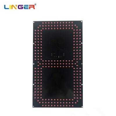China 15 Inch LED Digit Scoreboard Module 220mm x 381mm with 35×7 Segments and 12V DC Operation for sale