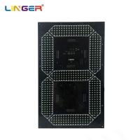 China 24 Inch 7-Segment Digital Display Board D600 with 581 LEDs, DC12V 30W for Outdoor Clocks for sale