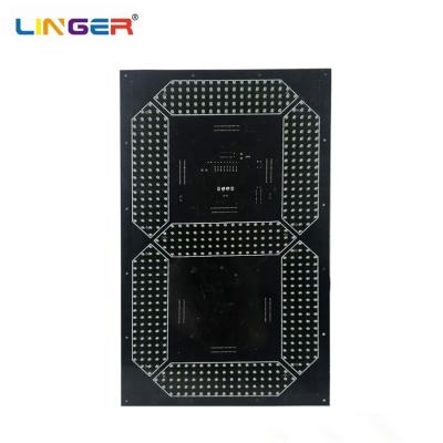 China 24 Inch 7-Segment Digital Display Board D600 with 581 LEDs, DC12V 30W for Outdoor Clocks for sale