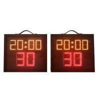 China Indoor Aluminum Basketball Shot Clock SC-6D with 6'' LED Display, 100,000 Hour Lifespan and Wireless Control for sale