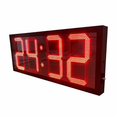 China Outdoor Large Digital Clock 1600mm x 600mm with 20