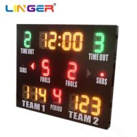 China Red  Yellow Green LED Basketball Scoreboard DIP Digit Model for sale